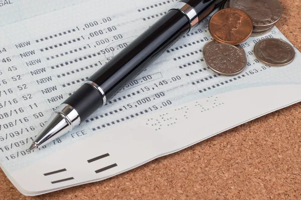 Passbook or passbook saving account, Passbook bank statement. Stock ...