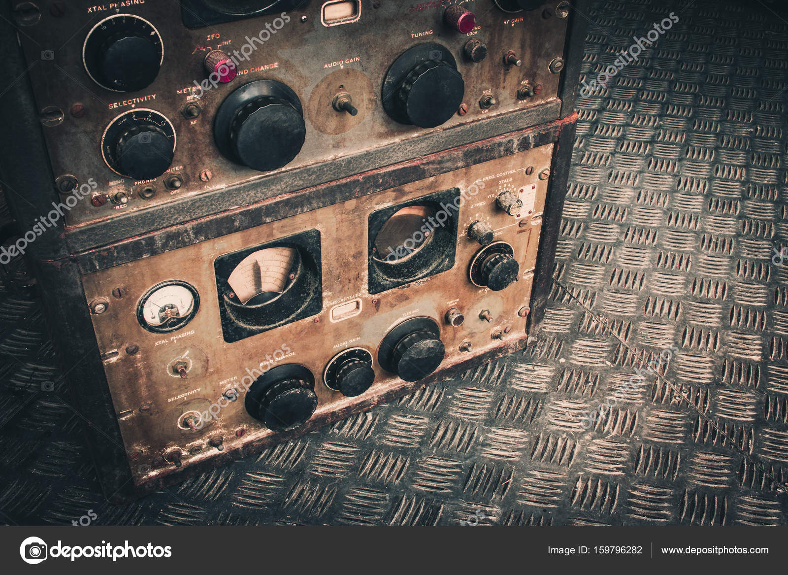 Old Radio Station Control Boards