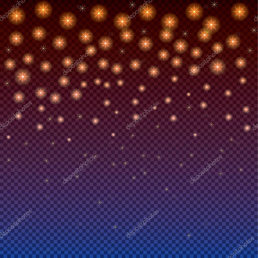 Neon white glittering snow dust trail sparkling particles on ...