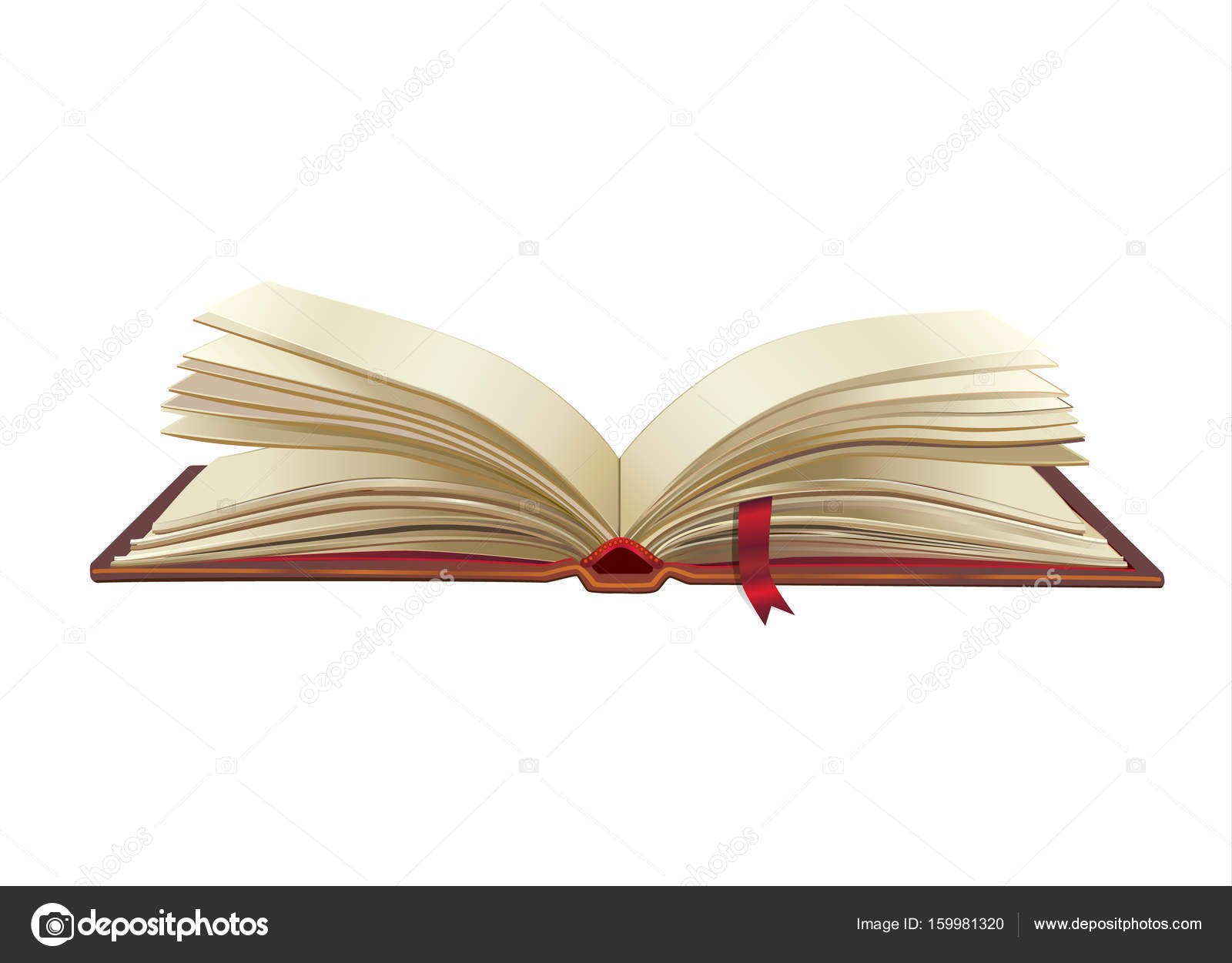 Open Book Pages Texture