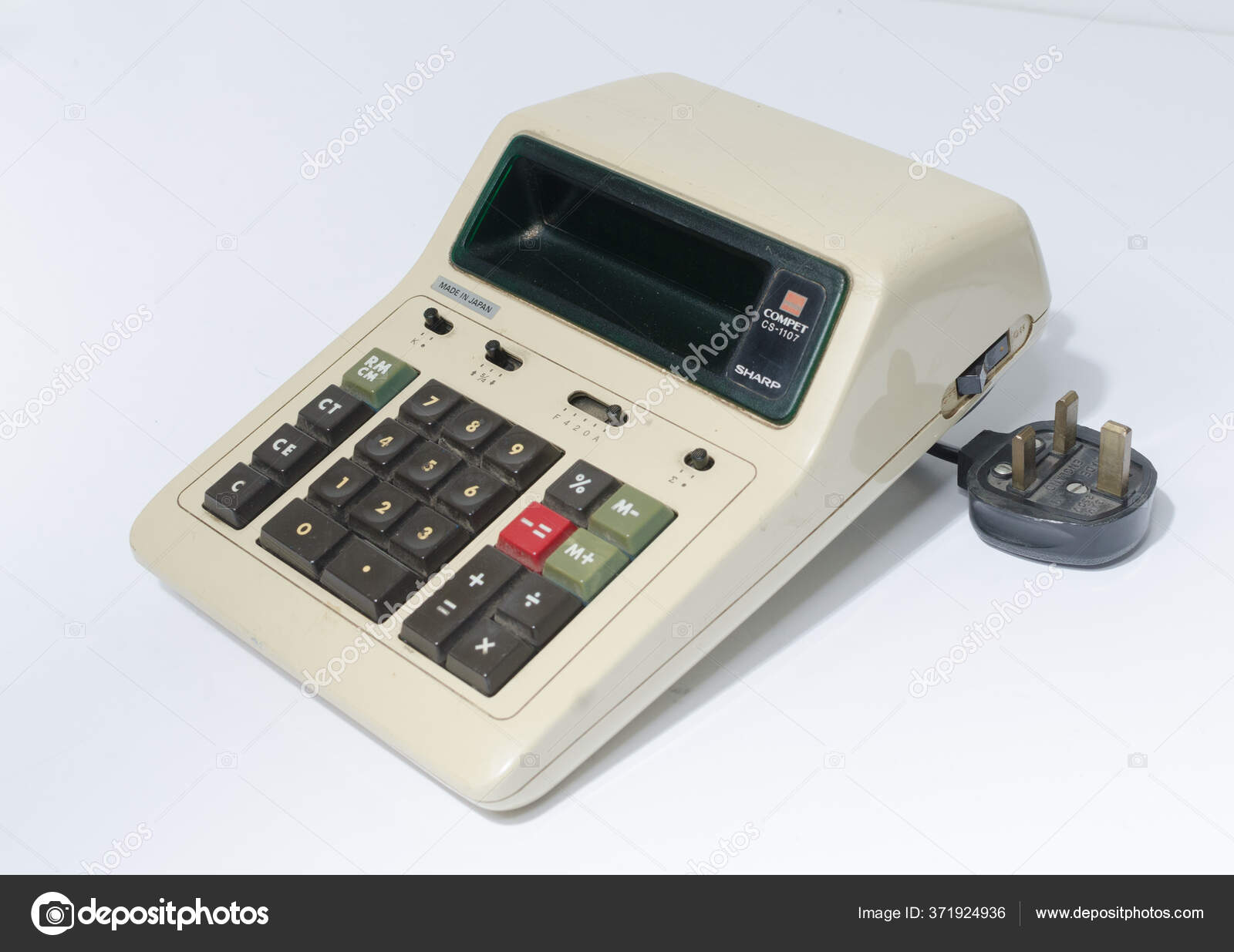 London England 2018 Sharp Cs1107 Compet Desktop Electronic Calculating ...