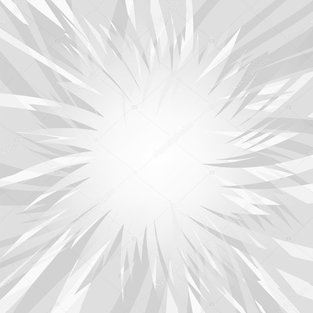 Poligonal light burst background. Glowing lowpoly explosion. Gray ...