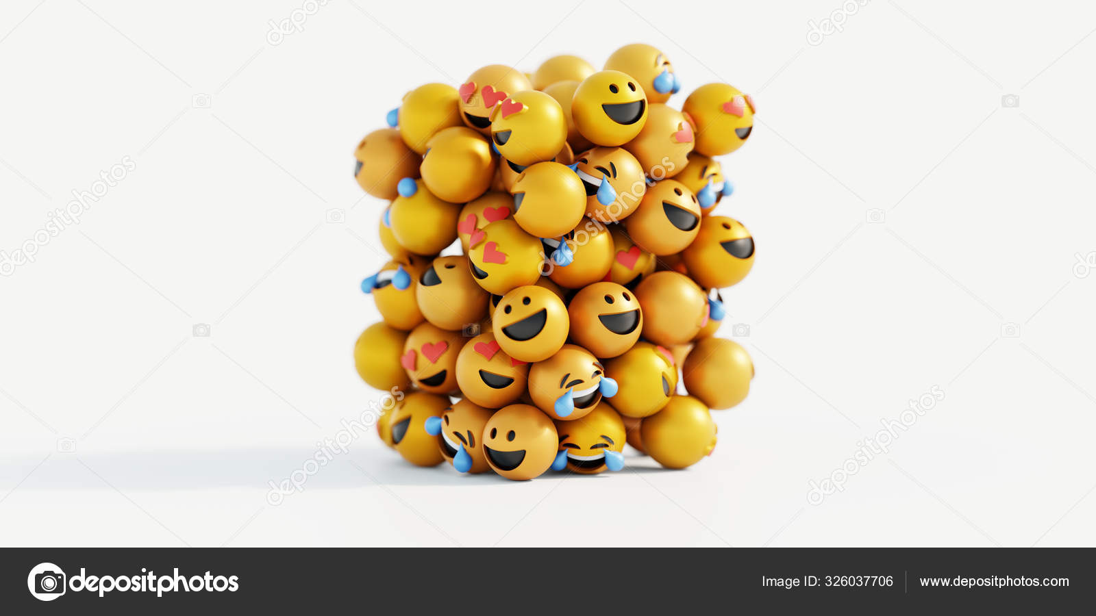 Group Emoticons Rendering Background Social Media Communications ...