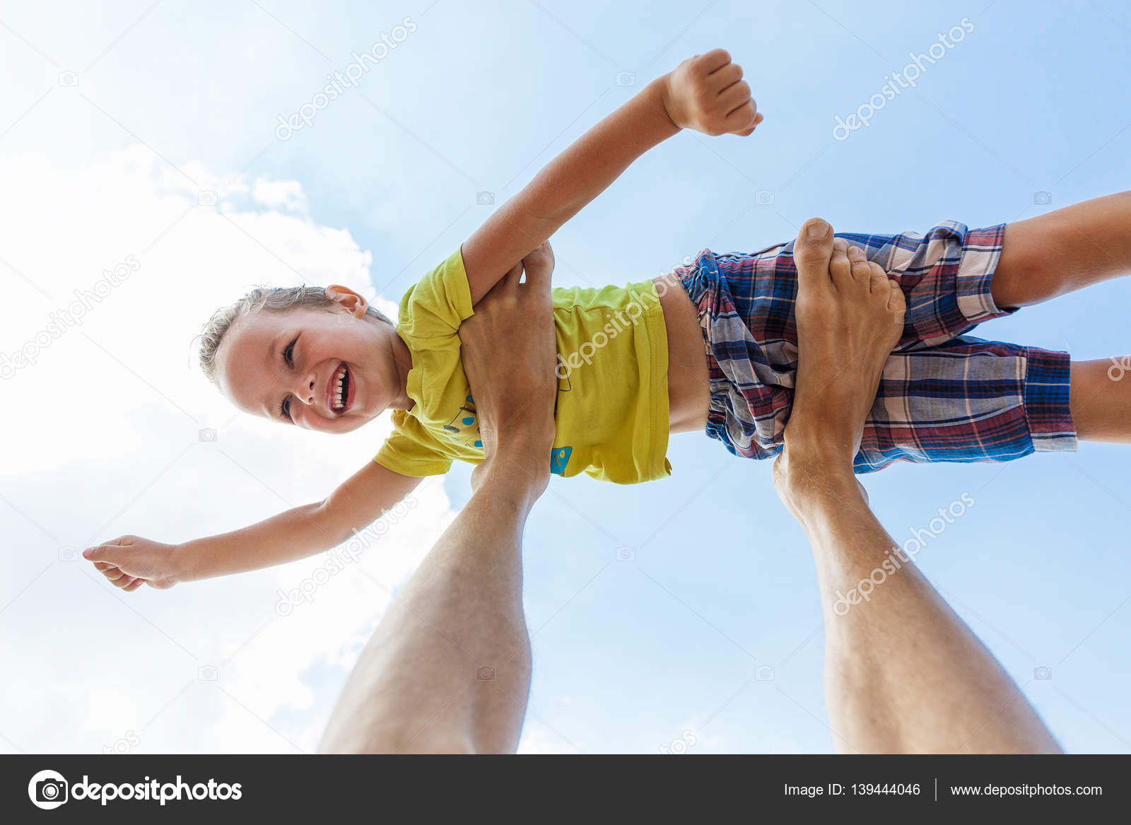 Man Flying Like Superman