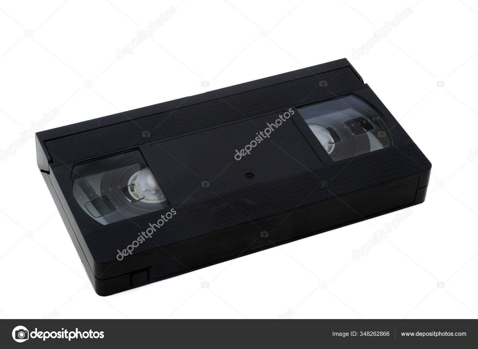 Vhs Video Cassette Isolated White Background Stock Photo by ...