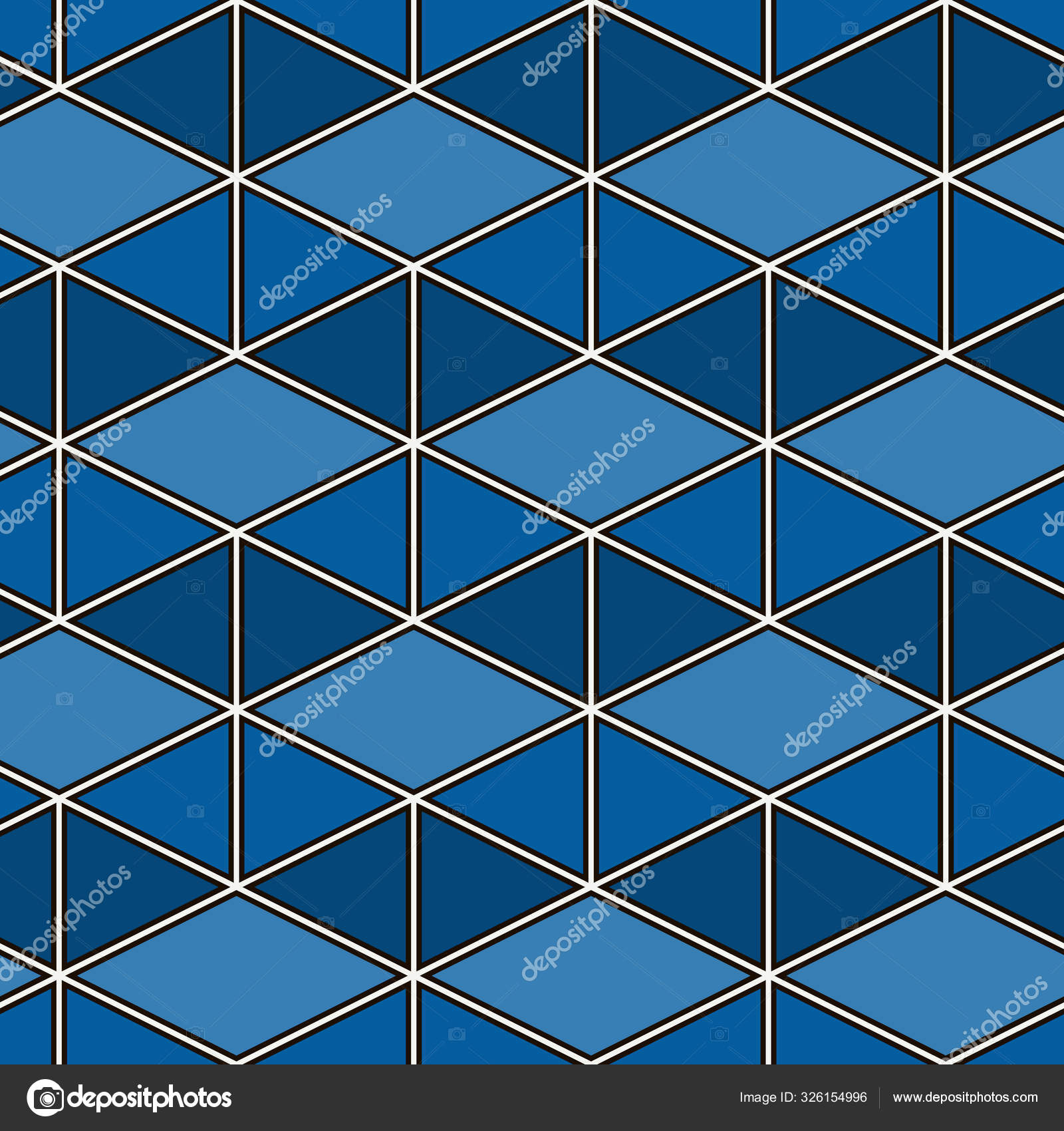 Contemporary geometric pattern. Repeated triangles ornament. Modern geo ...