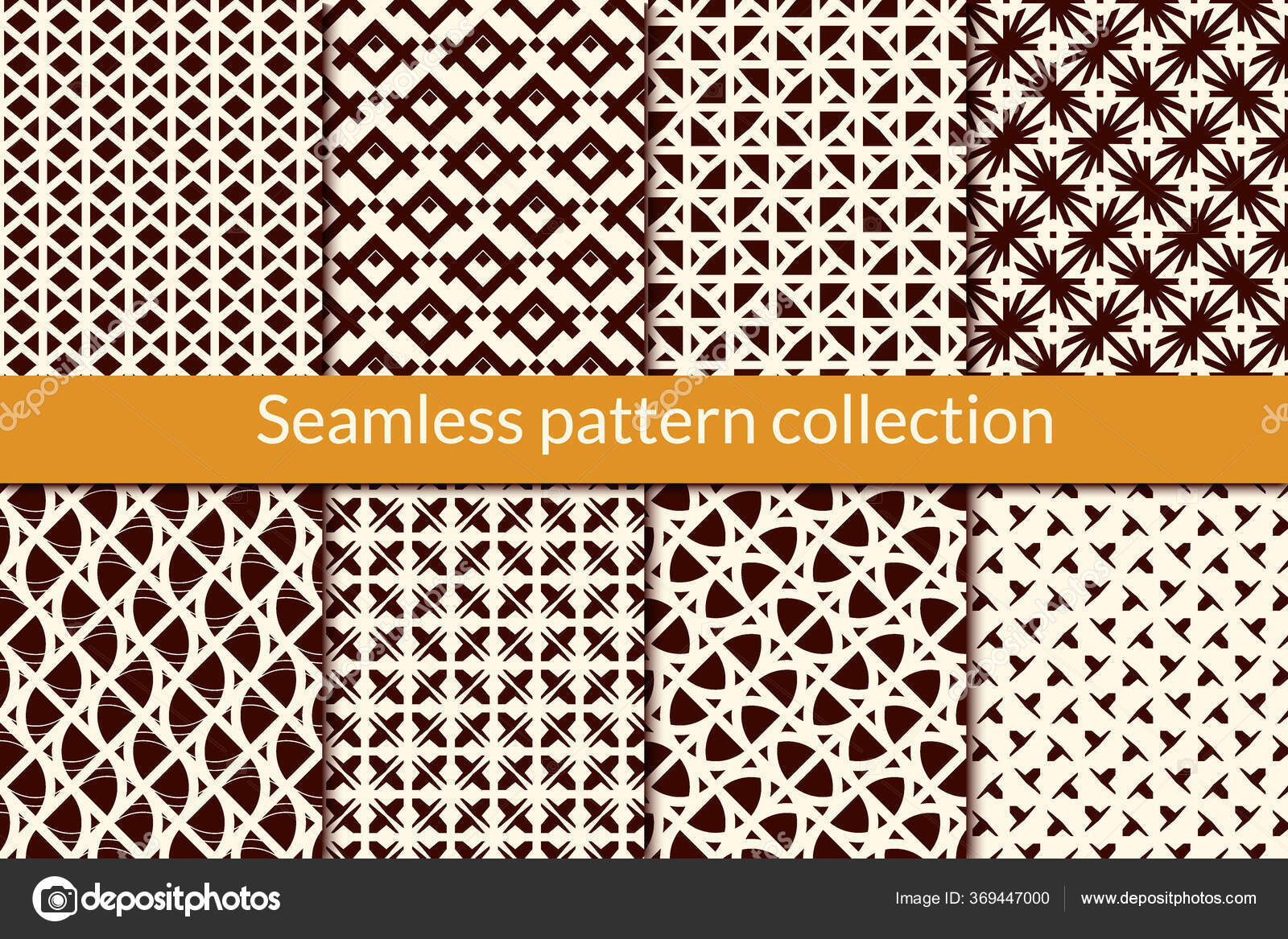 Minimal Geometric Seamless Pattern Collection Simple Geo Design ...