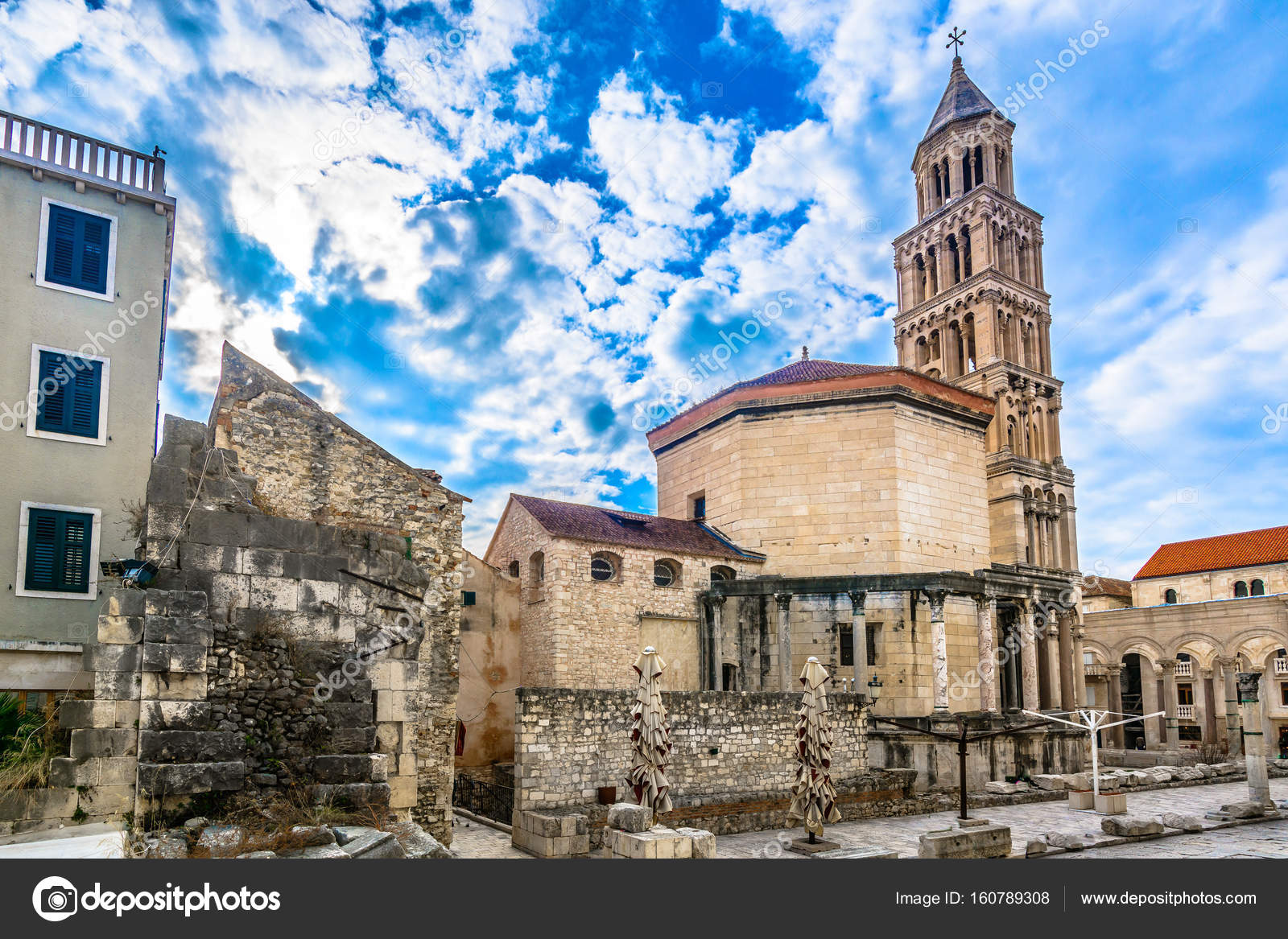 Saint Domnius Split cathedral. — Stock Photo © dreamer4787 #160789308