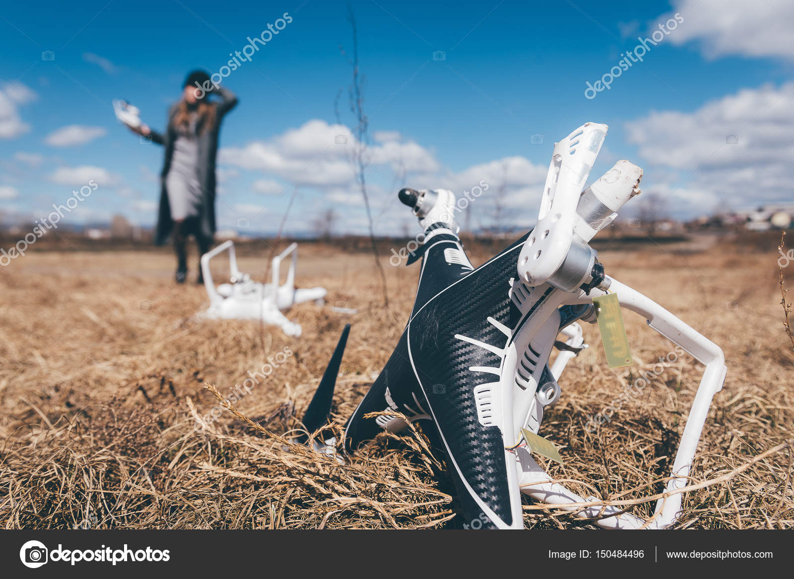 Accident with a drone Stock Photo by ©agnormark.gmail.com 150484496