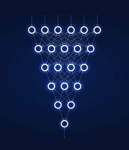 Neural net. Neuron network. Stock Vector Image by ©korolev.dm.va.gmail.com #173545010