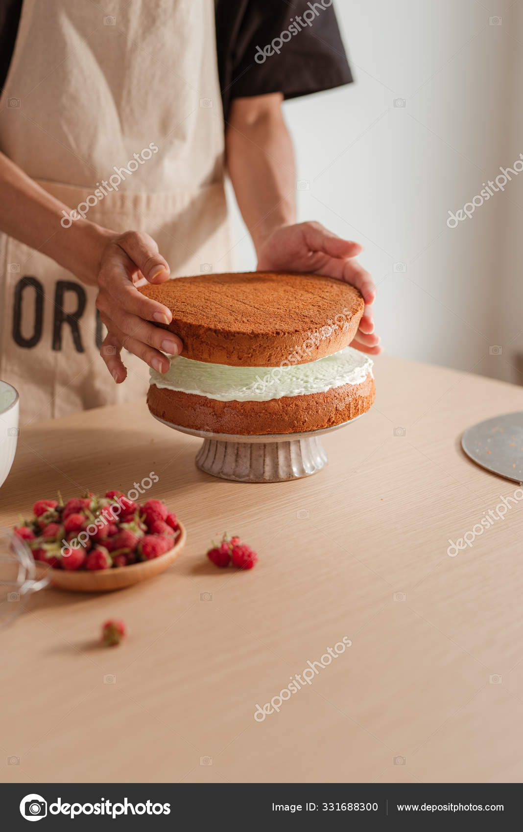 Process Of Making Cake