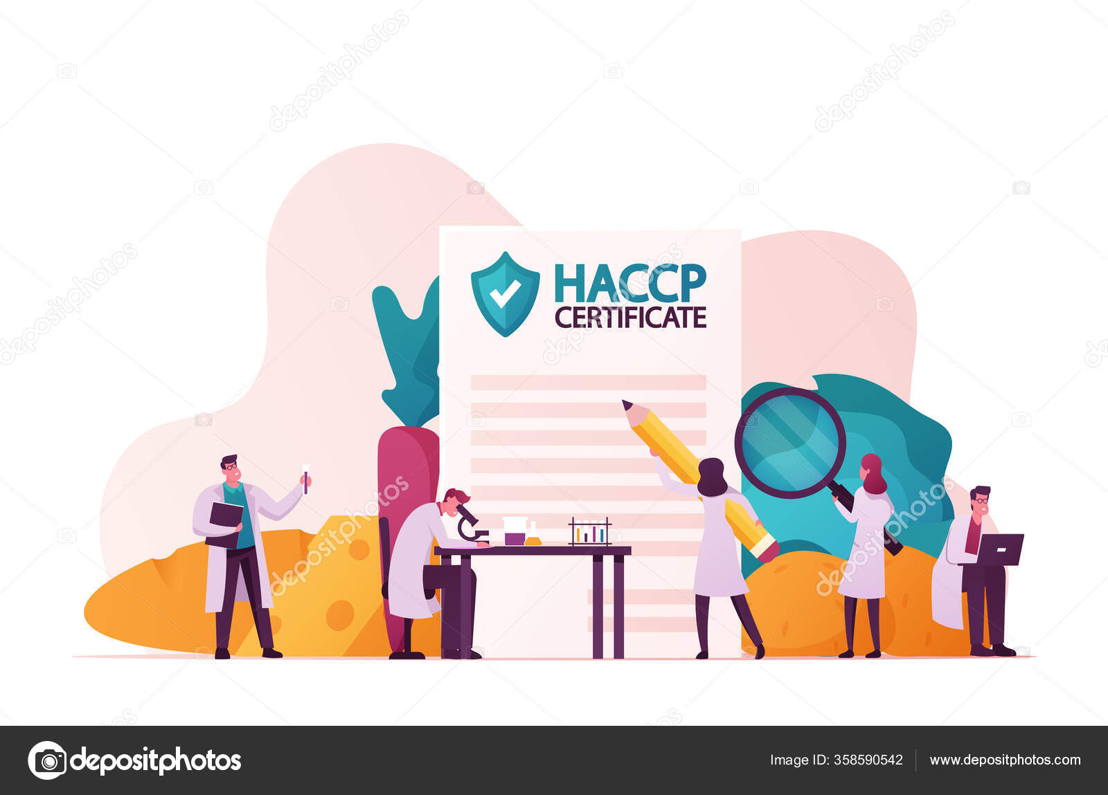 Food Certification Cartoon