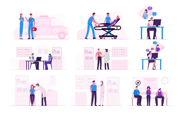 Isolement du patient Vector Art Stock Images | Depositphotos