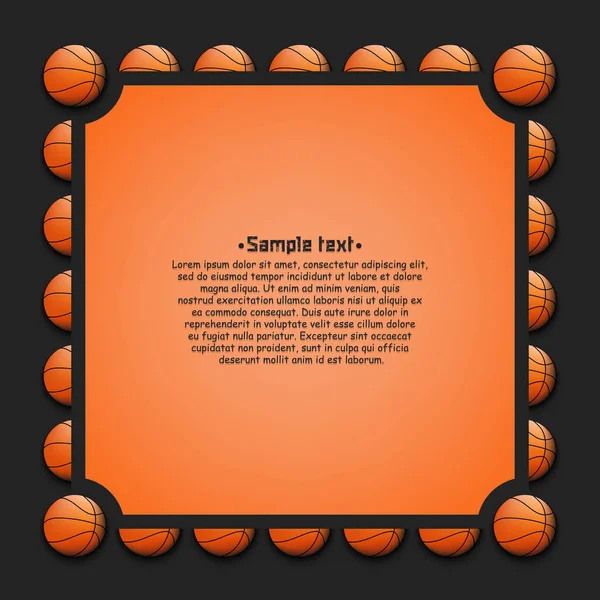 Basketball border Vector Art Stock Images | Depositphotos