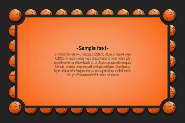 Basketball border Vector Art Stock Images | Depositphotos