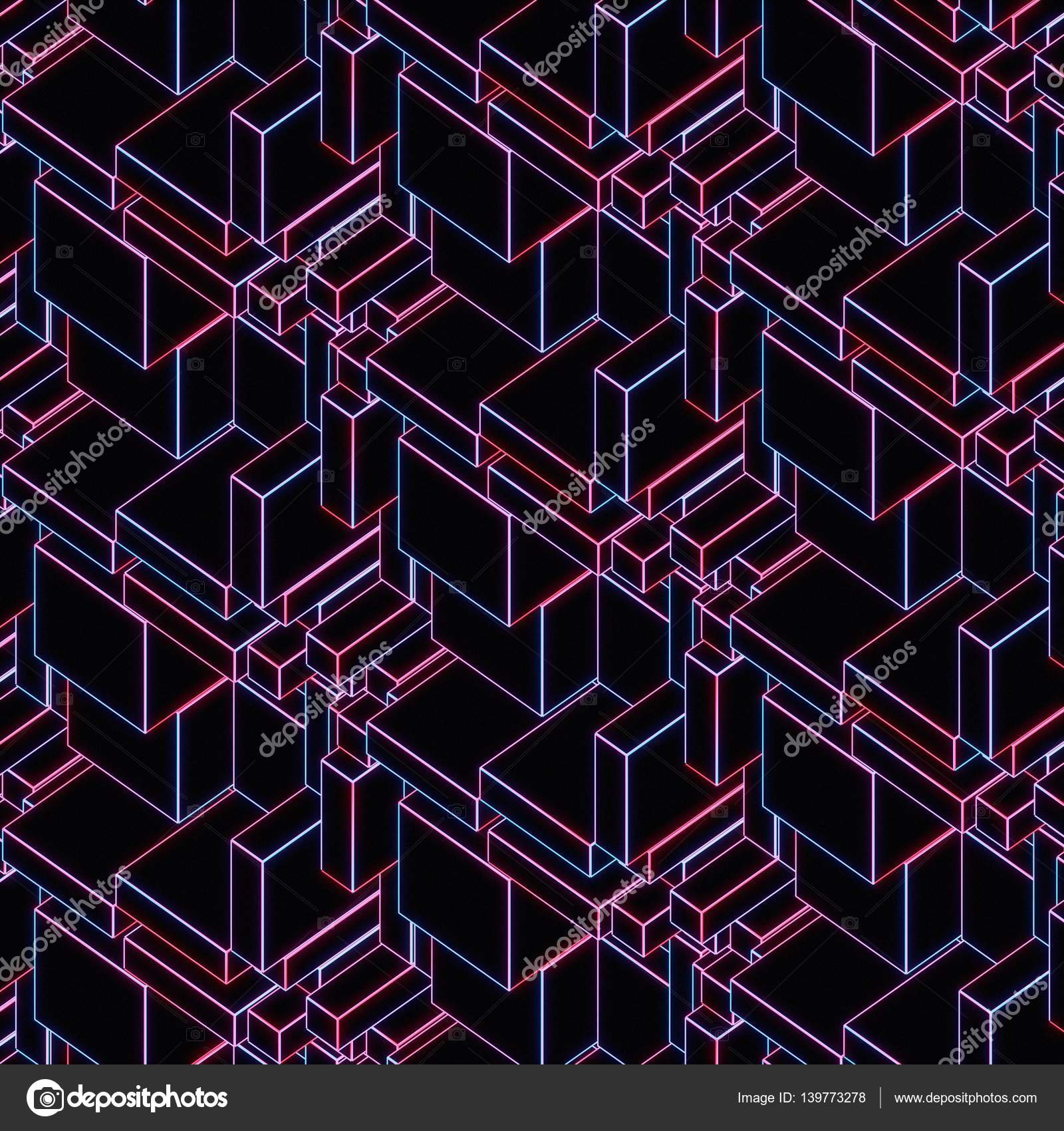 Abstract modern glowing wire background 3d rendering Stock Photo by ©a ...