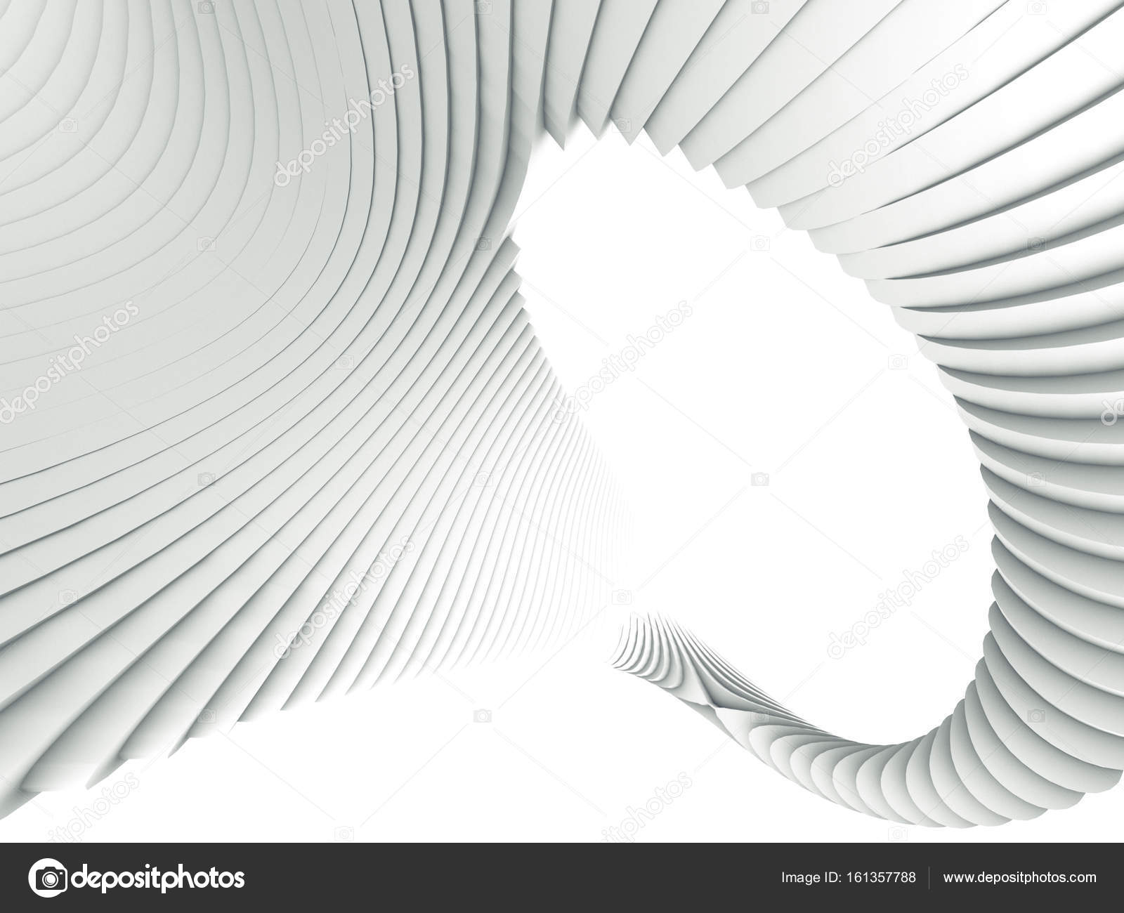 White stripe pattern futuristic background. 3d render illustration ...