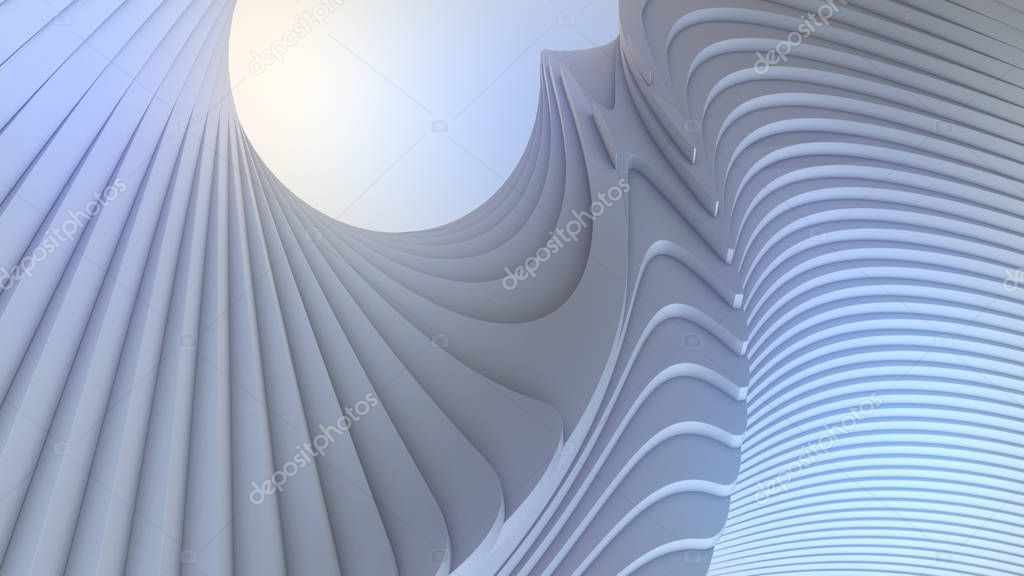 Raya blanca patrón fondo futurista. ilustración de renderizado 3d 2024