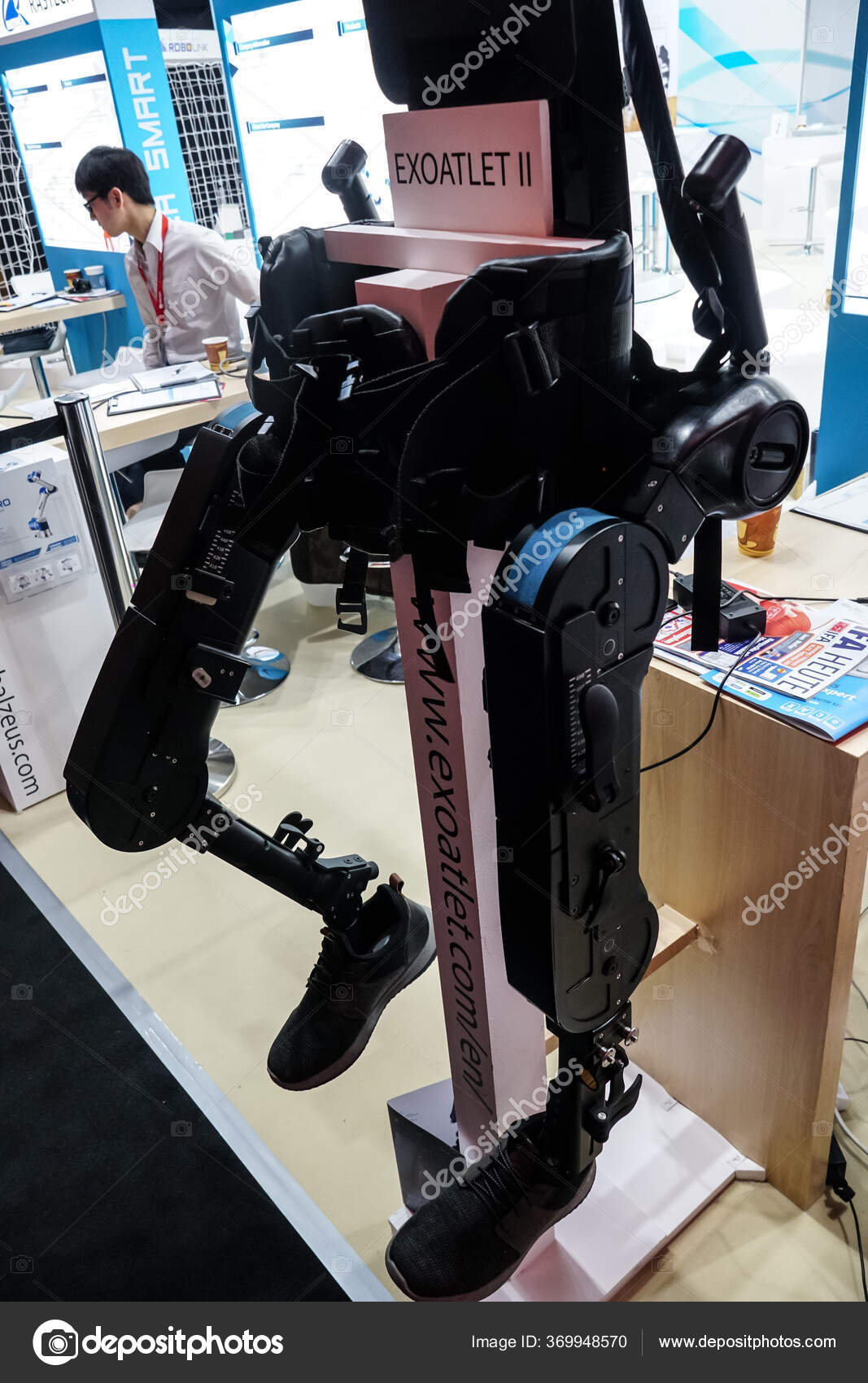 Berlin Germany September 2019 Exoatlet Robotic Leg Medical Exoskeleton ...