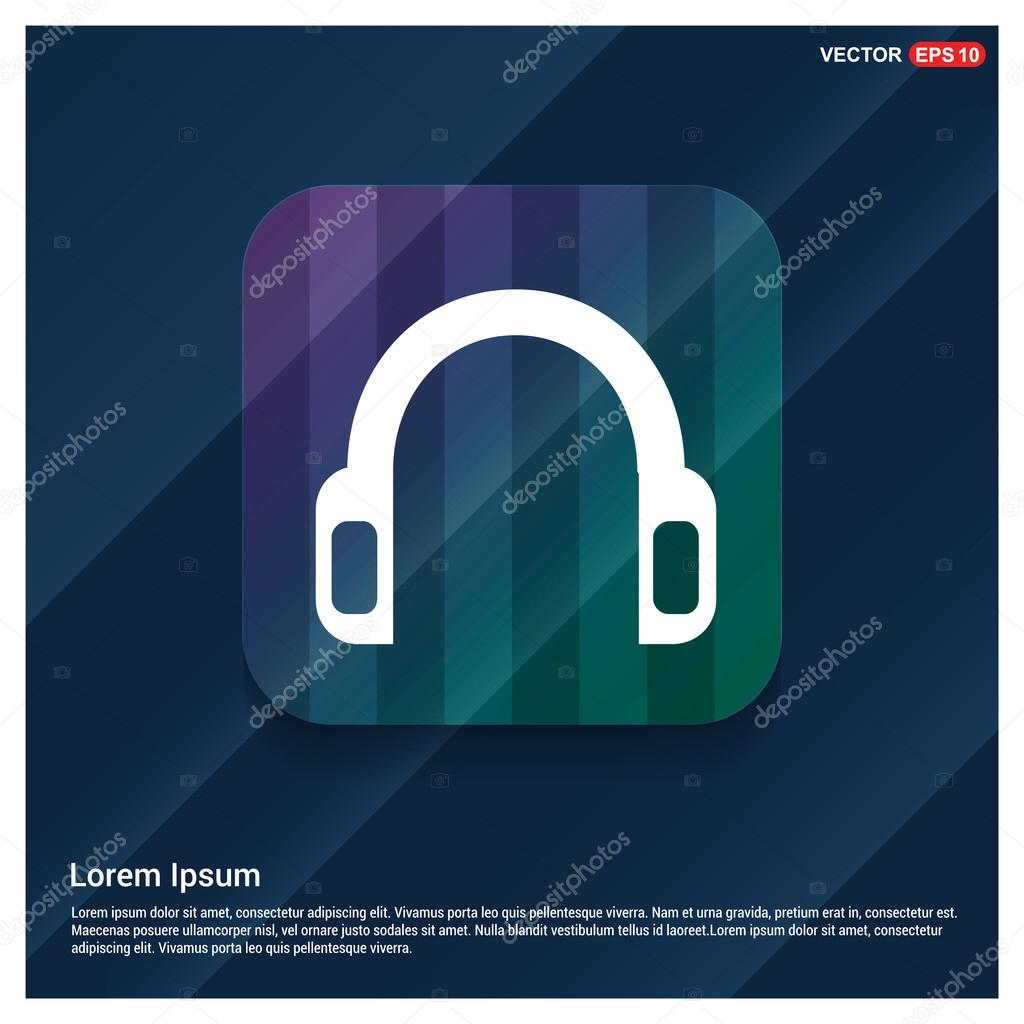 Audio headphones icon Stock Vector Image by ©ibrandify #126037042
