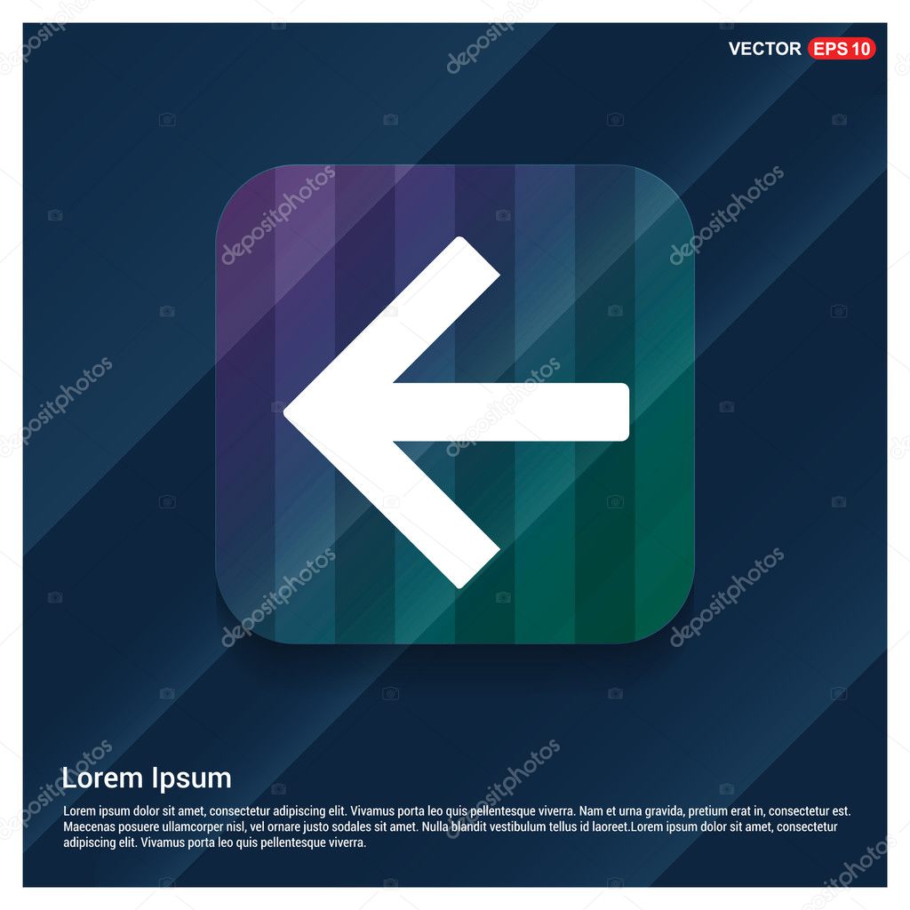 Icono flecha trasera Vector de stock por ©ibrandify 126045160
