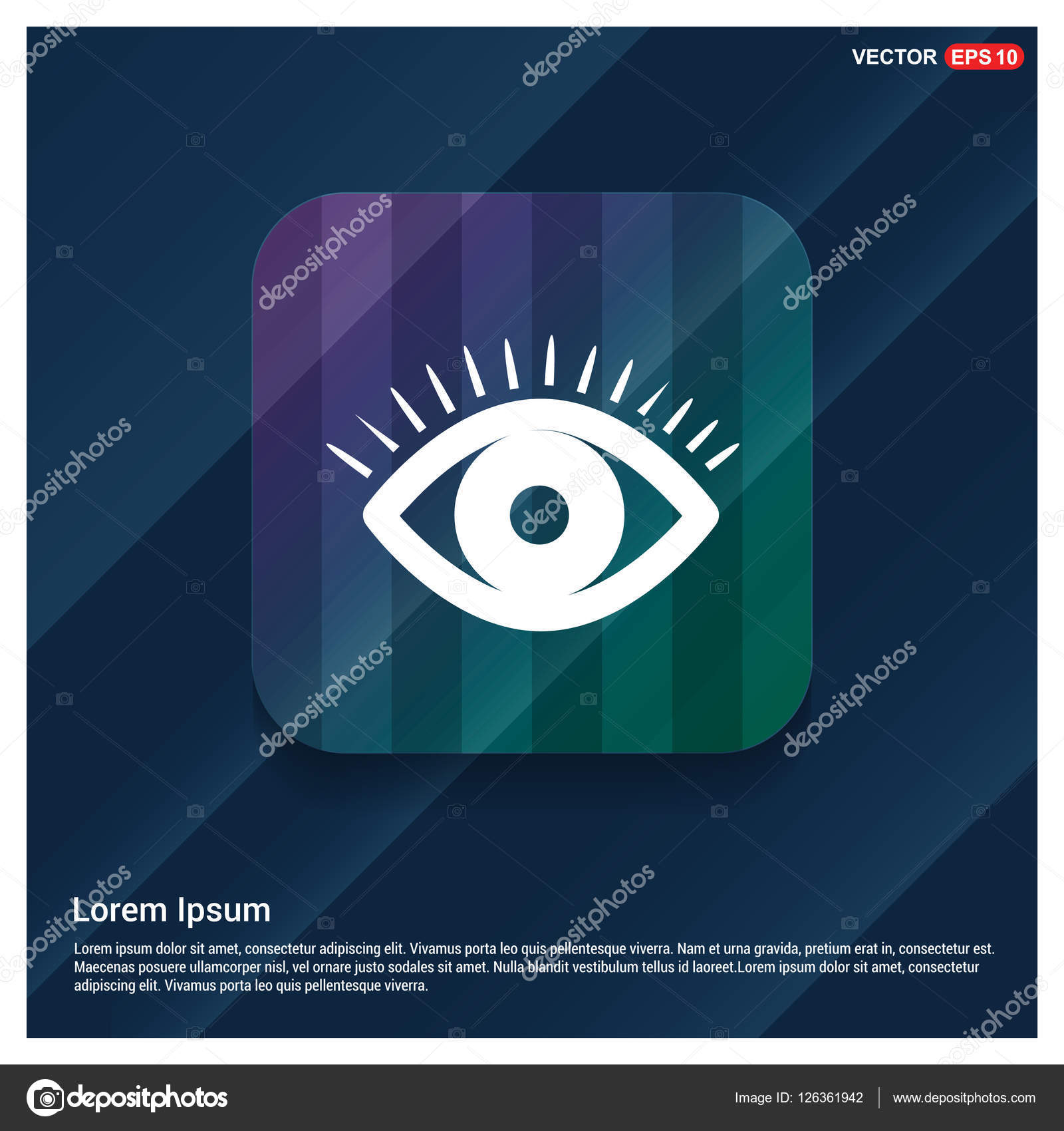 Human eye icon Stock Vector Image by ©ibrandify #126361942