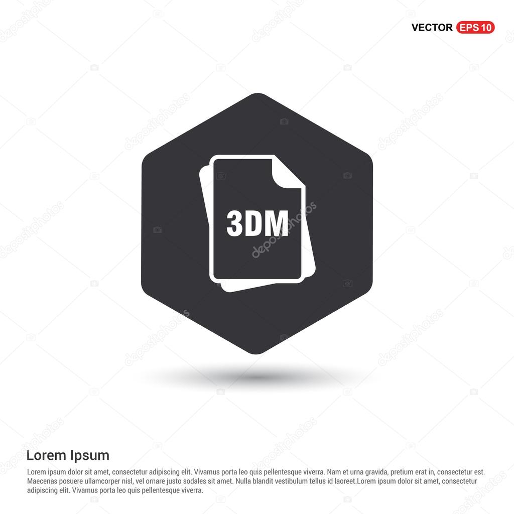 3DM file format icon Stock Vector by ©ibrandify 126362684