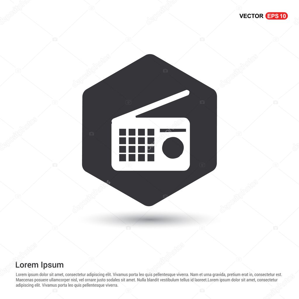 Radio receiver icon Stock Vector Image by ©ibrandify #126368798