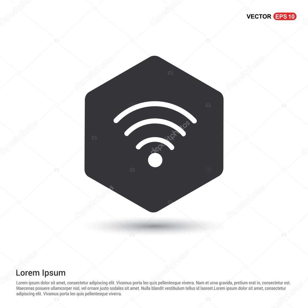 Wi-fi, Wireless Network icon Stock Vector Image by ©ibrandify #126379804