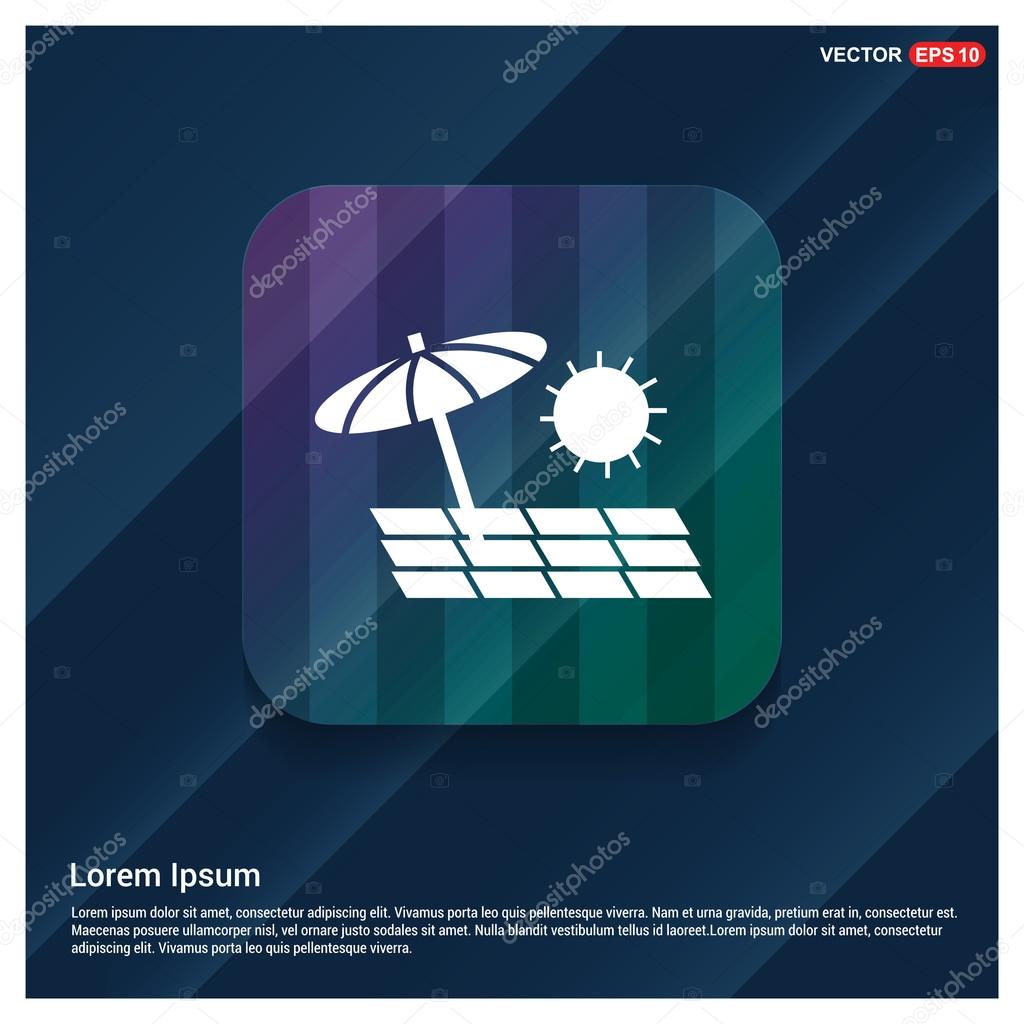 Solar panels roof icon Stock Vector Image by ©ibrandify #126384518