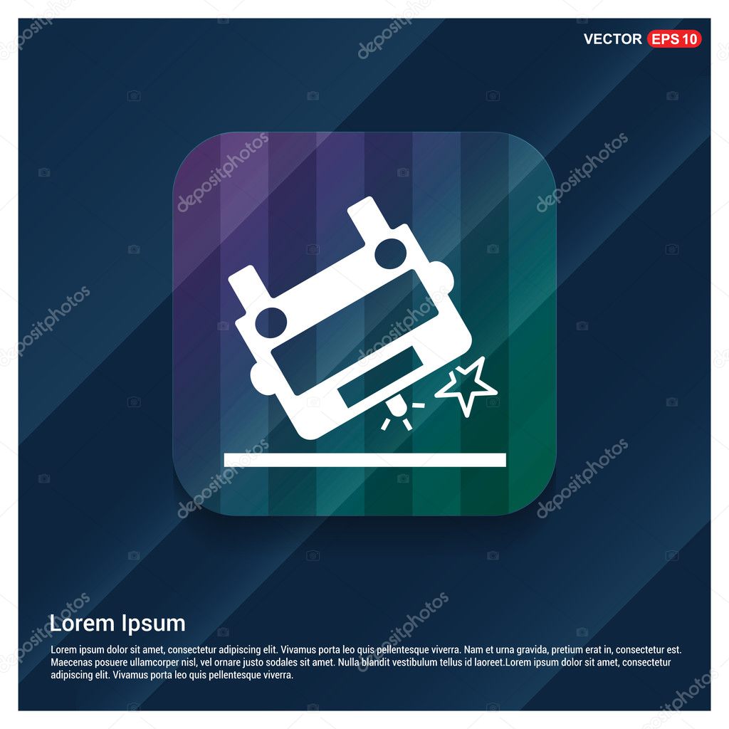 Bus crash accident icon — Stock Vector © ibrandify #126390524