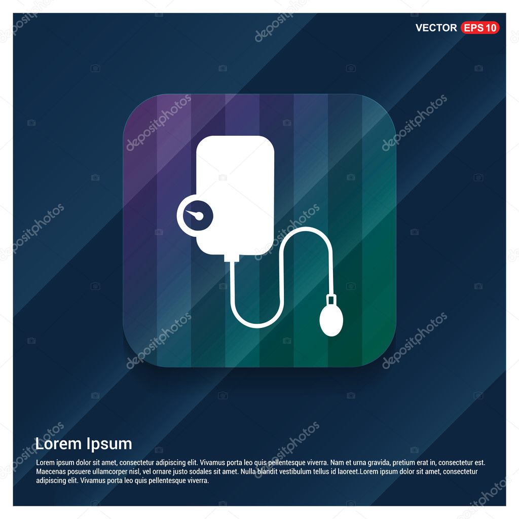 Blood Pressure Checker Icon Stock Vector by ©ibrandify 126406948