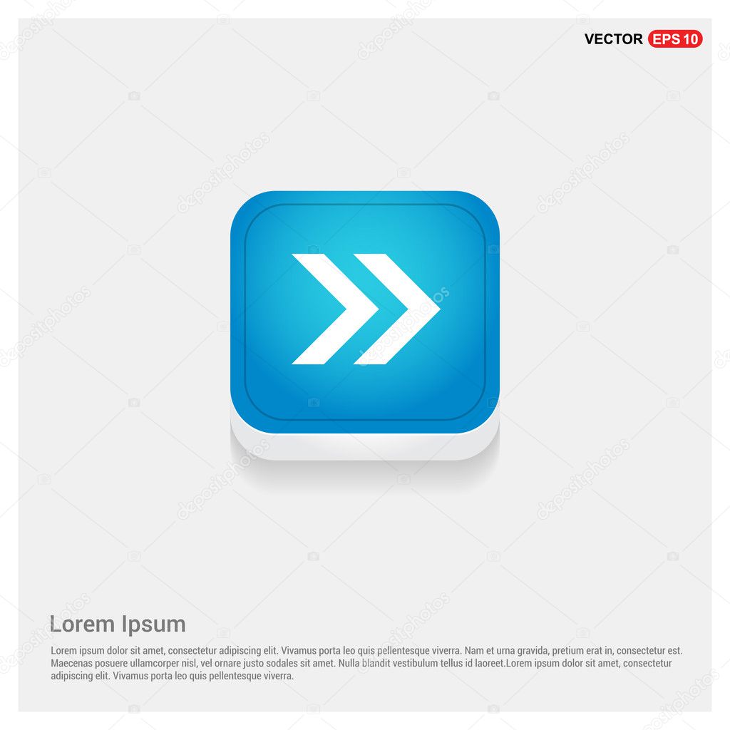 Web blue arrow button Stock Vector by ©ibrandify 128300364