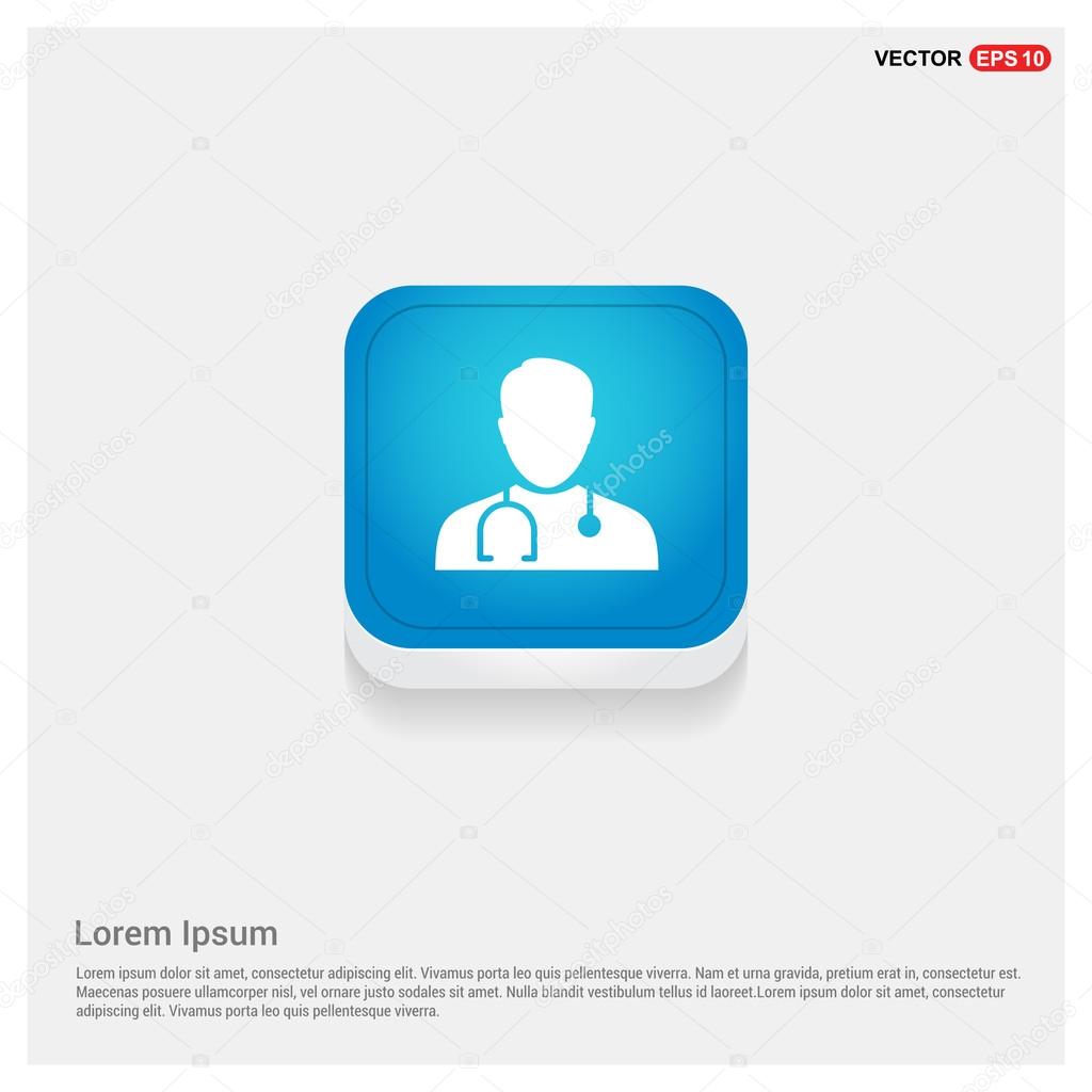 Doctor user icon Stock Vector Image by ©ibrandify #128305462