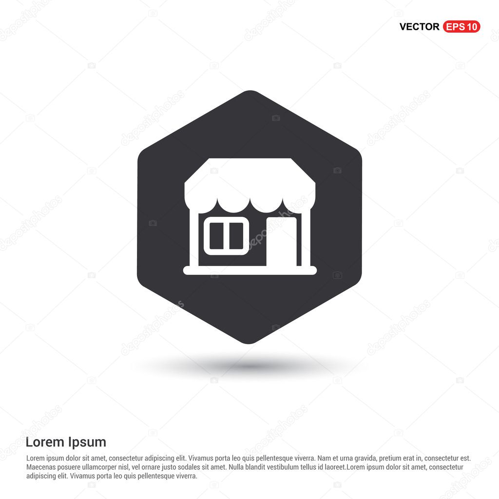 Shop, store icon — Stock Vector © ibrandify #128426002