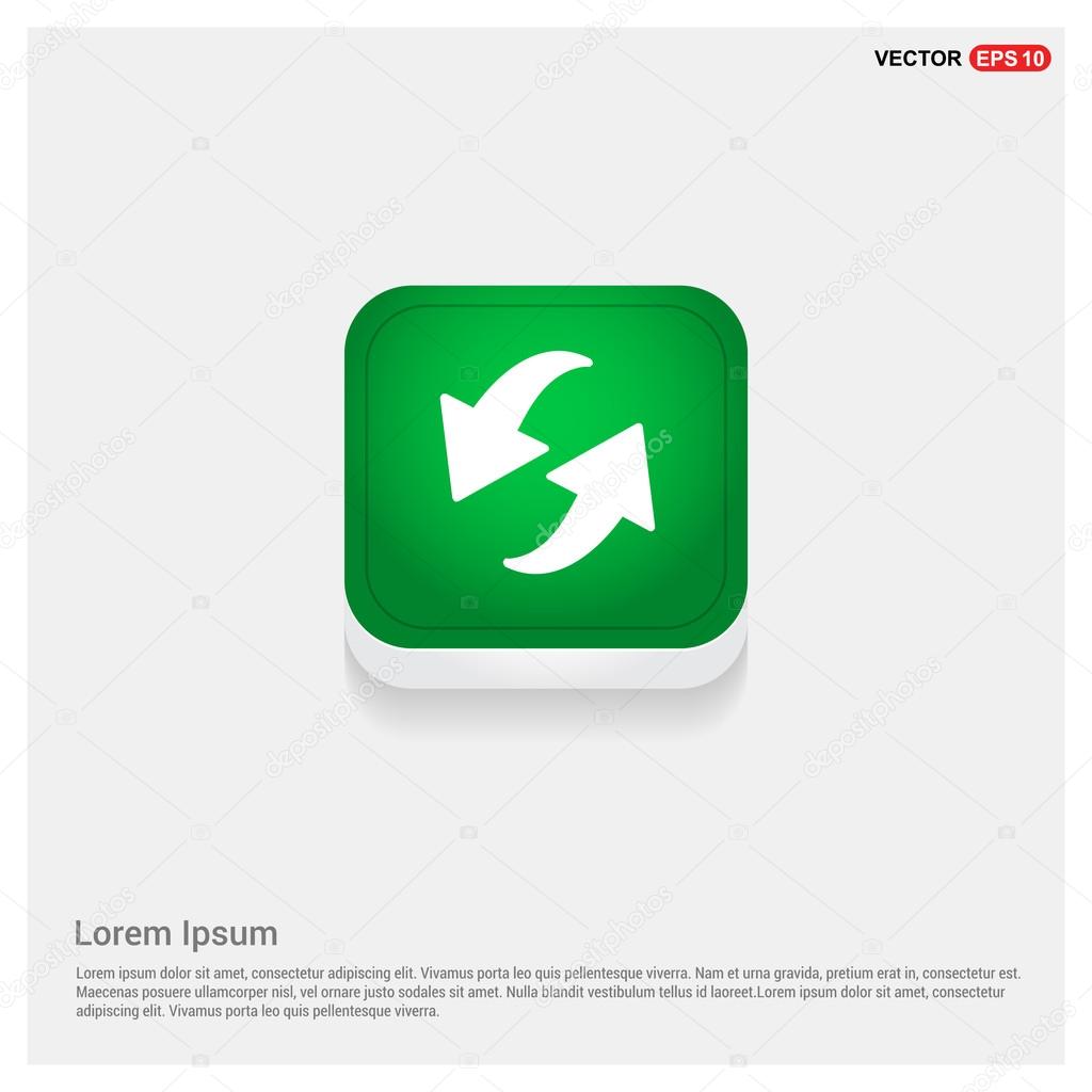 Green reload button Stock Vector Image by ©ibrandify #128464940