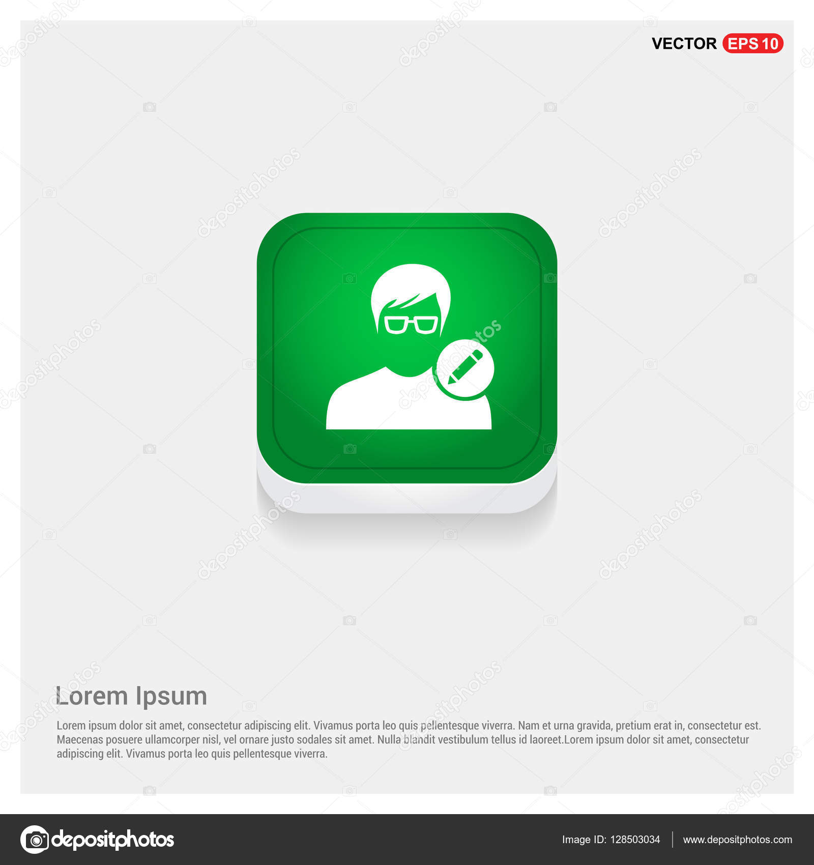 Configuration user icon, pictogram icon Stock Vector Image by ...