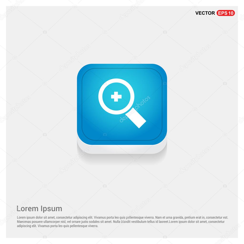 Magnifier, zoom icon Stock Vector by ©ibrandify 128656950