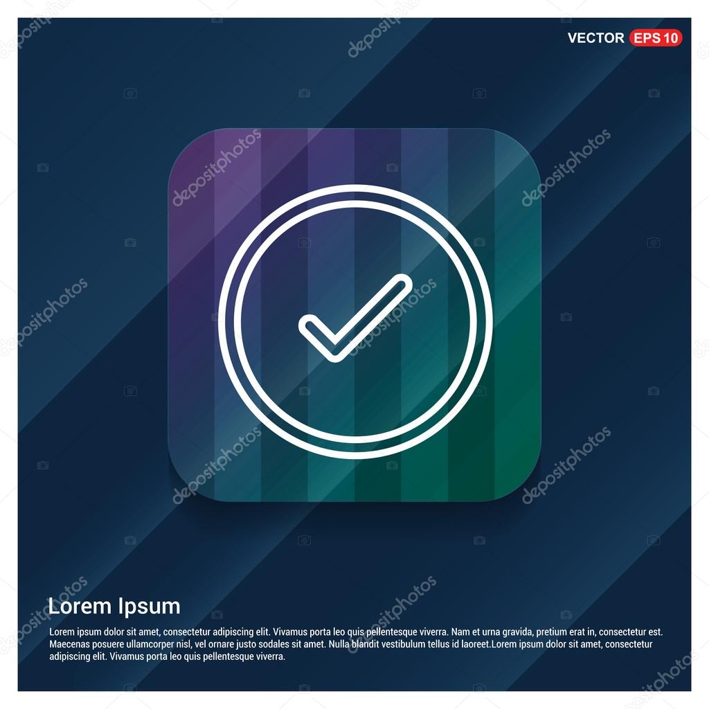 Check mark icon Stock Vector Image by ©ibrandify #128788862