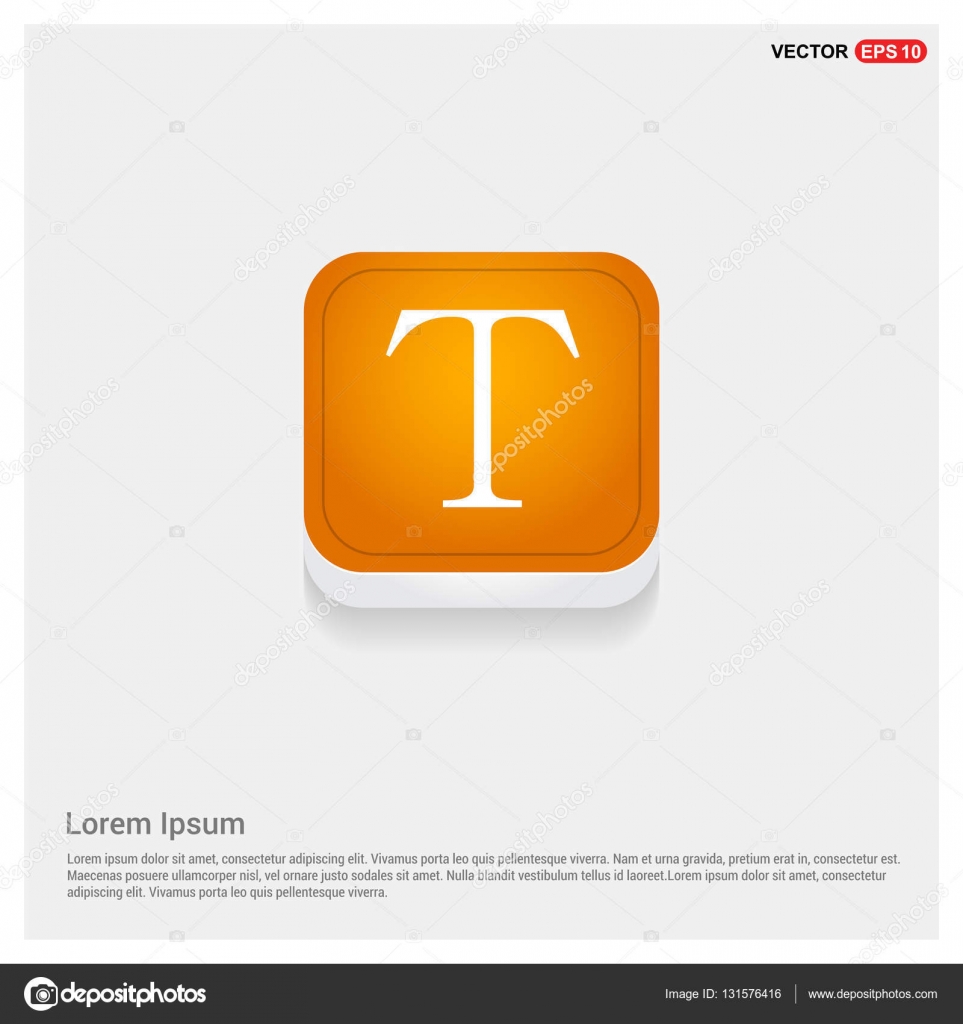 Letter T icon Stock Vector by ©ibrandify 131576416