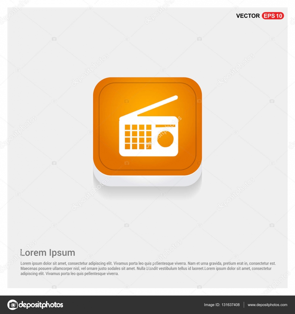Radio receiver icon Stock Vector by ©ibrandify 131637408