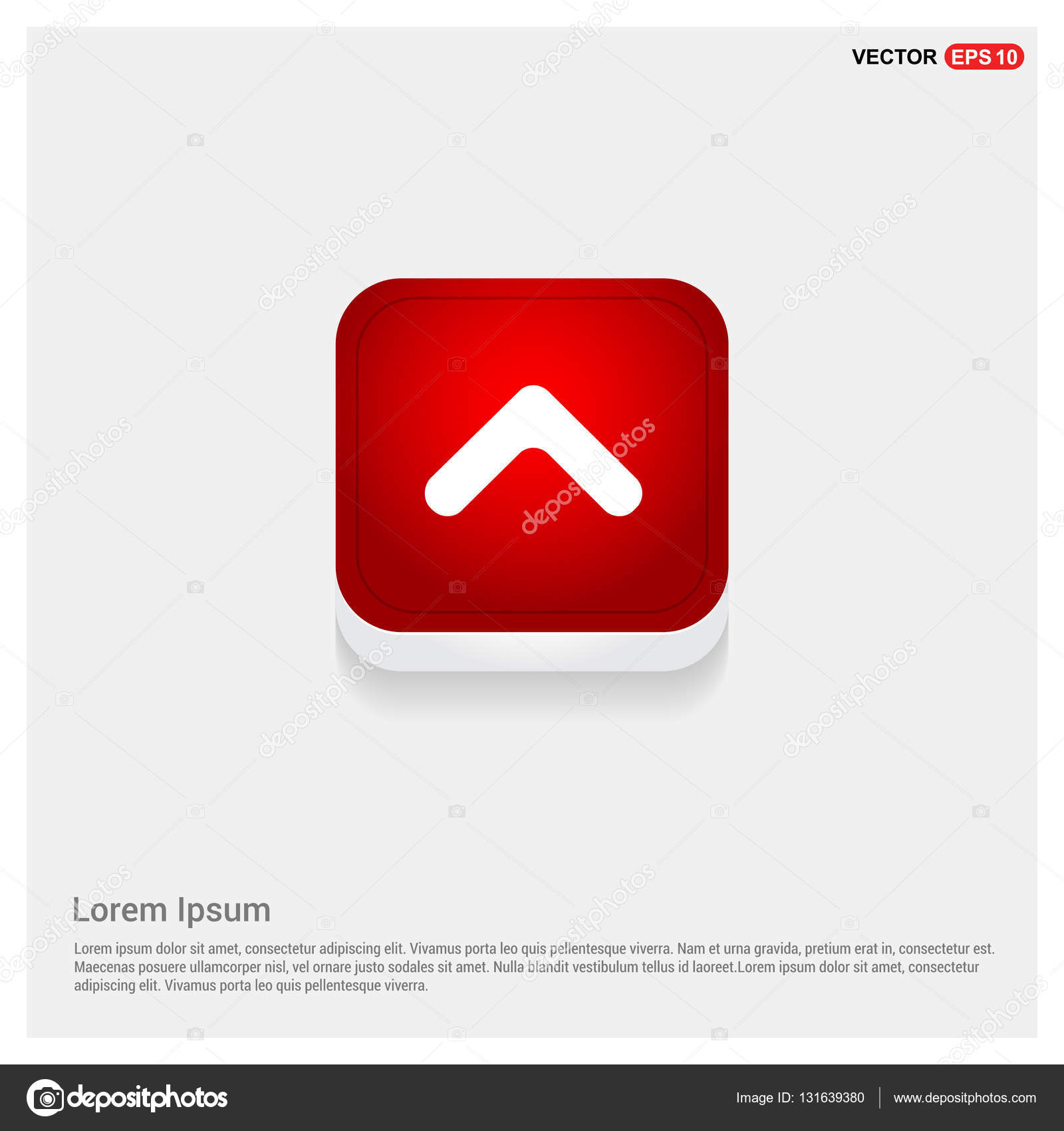 Icon with up arrow Stock Vector Image by ©ibrandify #131639380