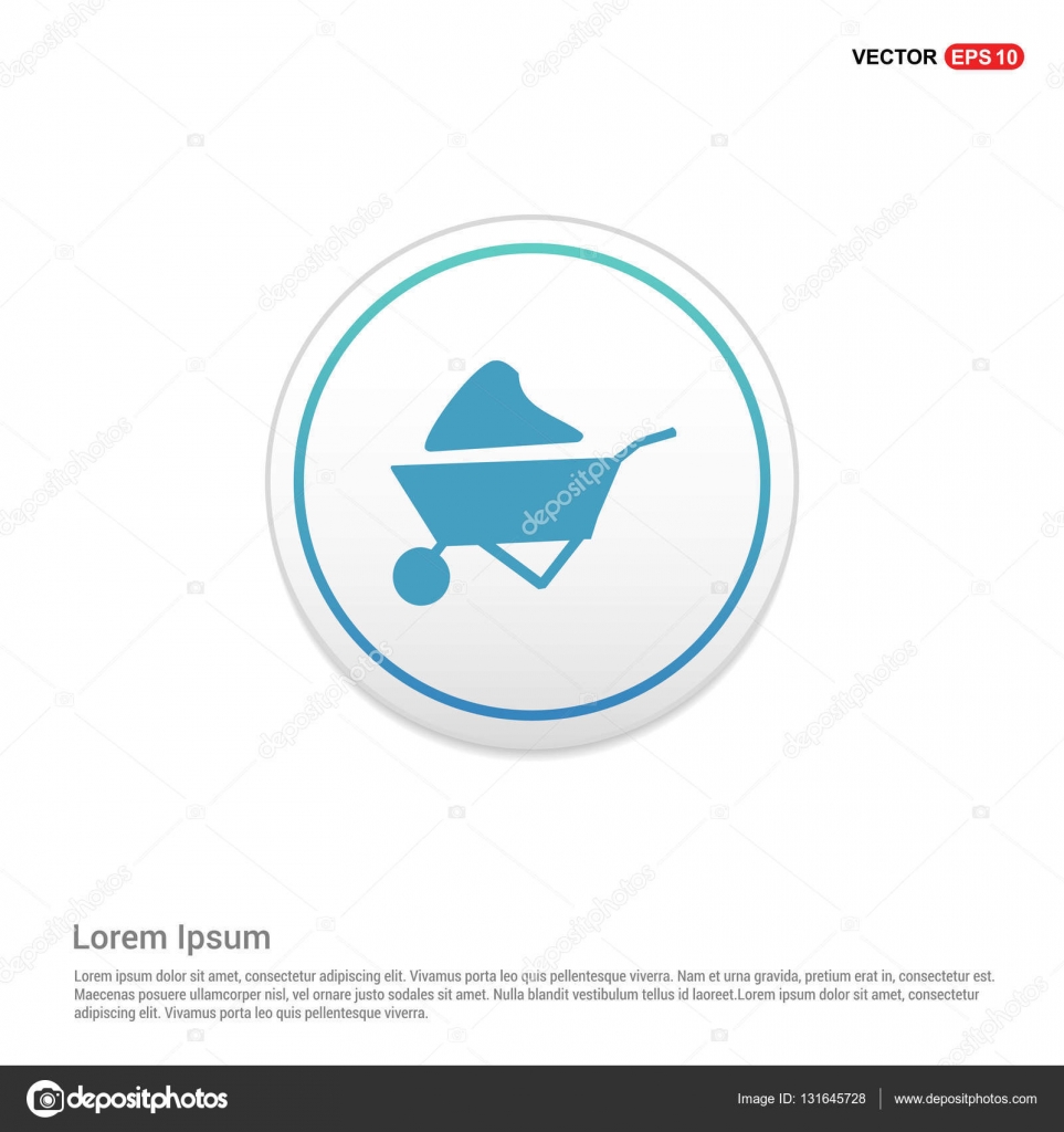 Construction wheelbarrow icon Stock Vector by ©ibrandify 131645728