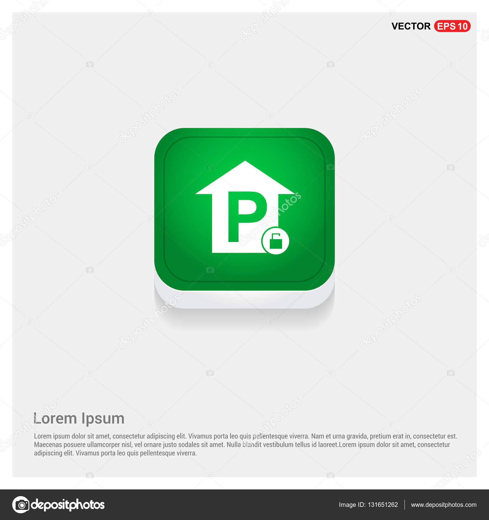 Reserved parking place icon Stock Vector by ©ibrandify 131651262