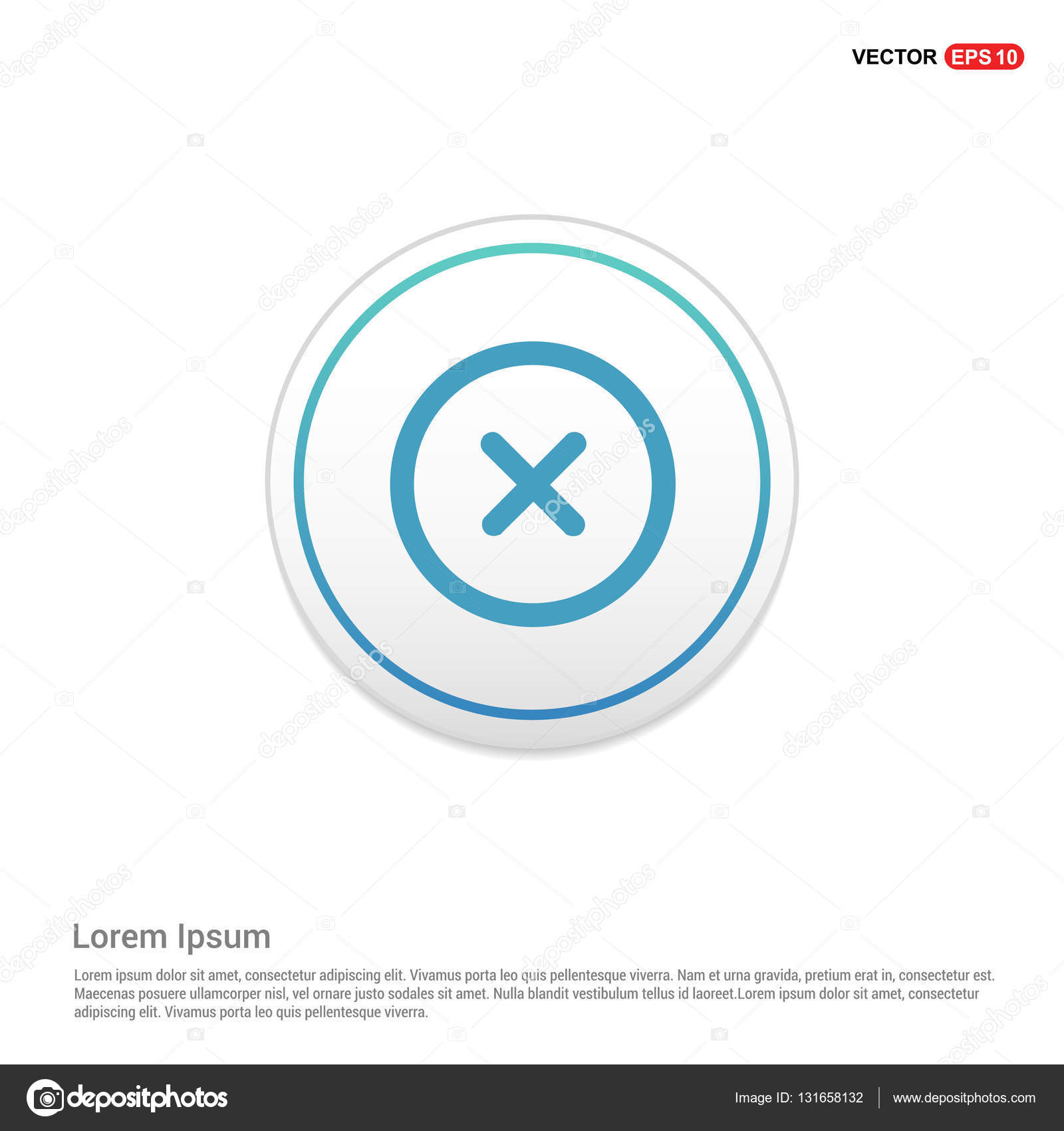 Delete cross icon Stock Vector by ©ibrandify 131658132