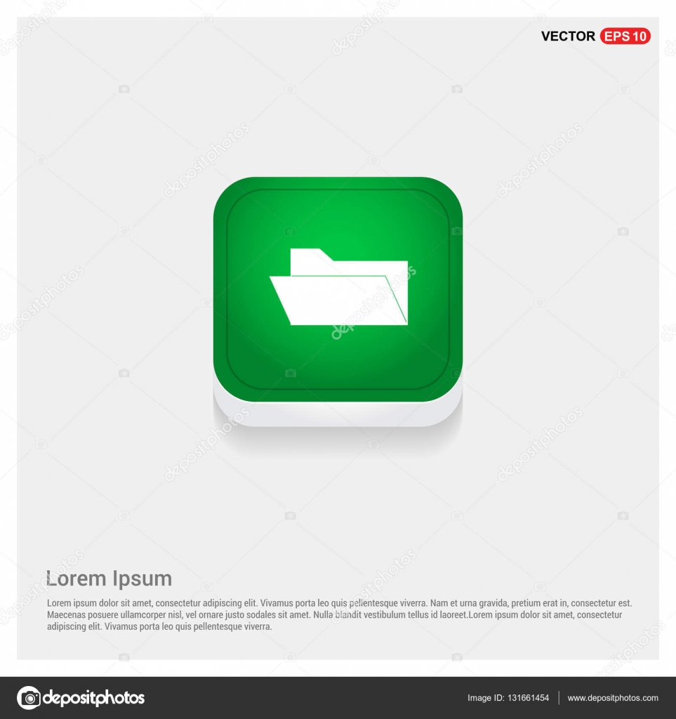 Open Folder Icon Stock Vector by ©ibrandify 131661454