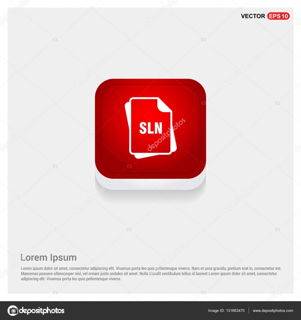 SLN file format icon Stock Vector by ©ibrandify 131663470 SLN file format icon Stock Vector by ©ibrandify 131663470