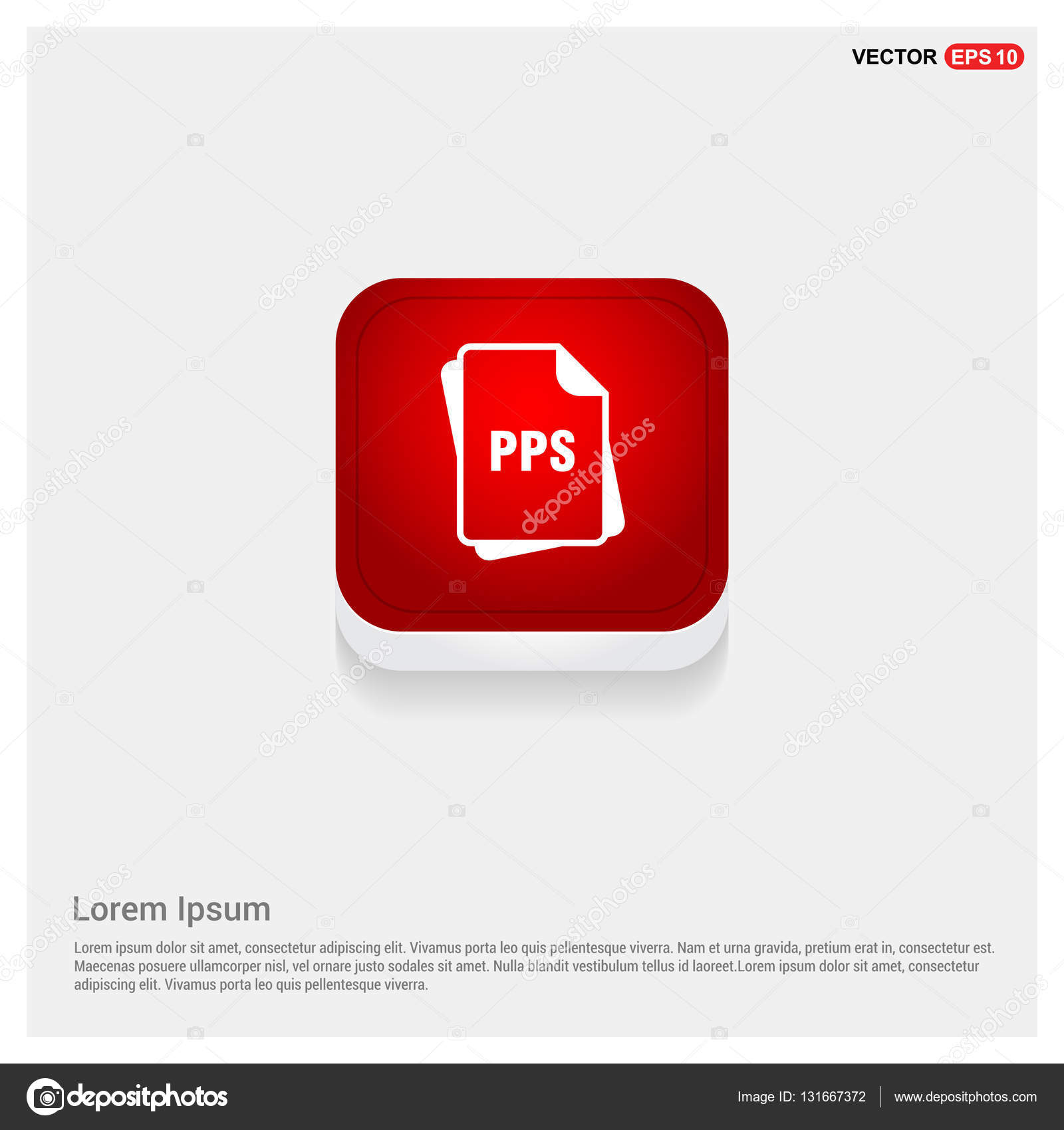 PPS file format icon Stock Vector by ©ibrandify 131667372