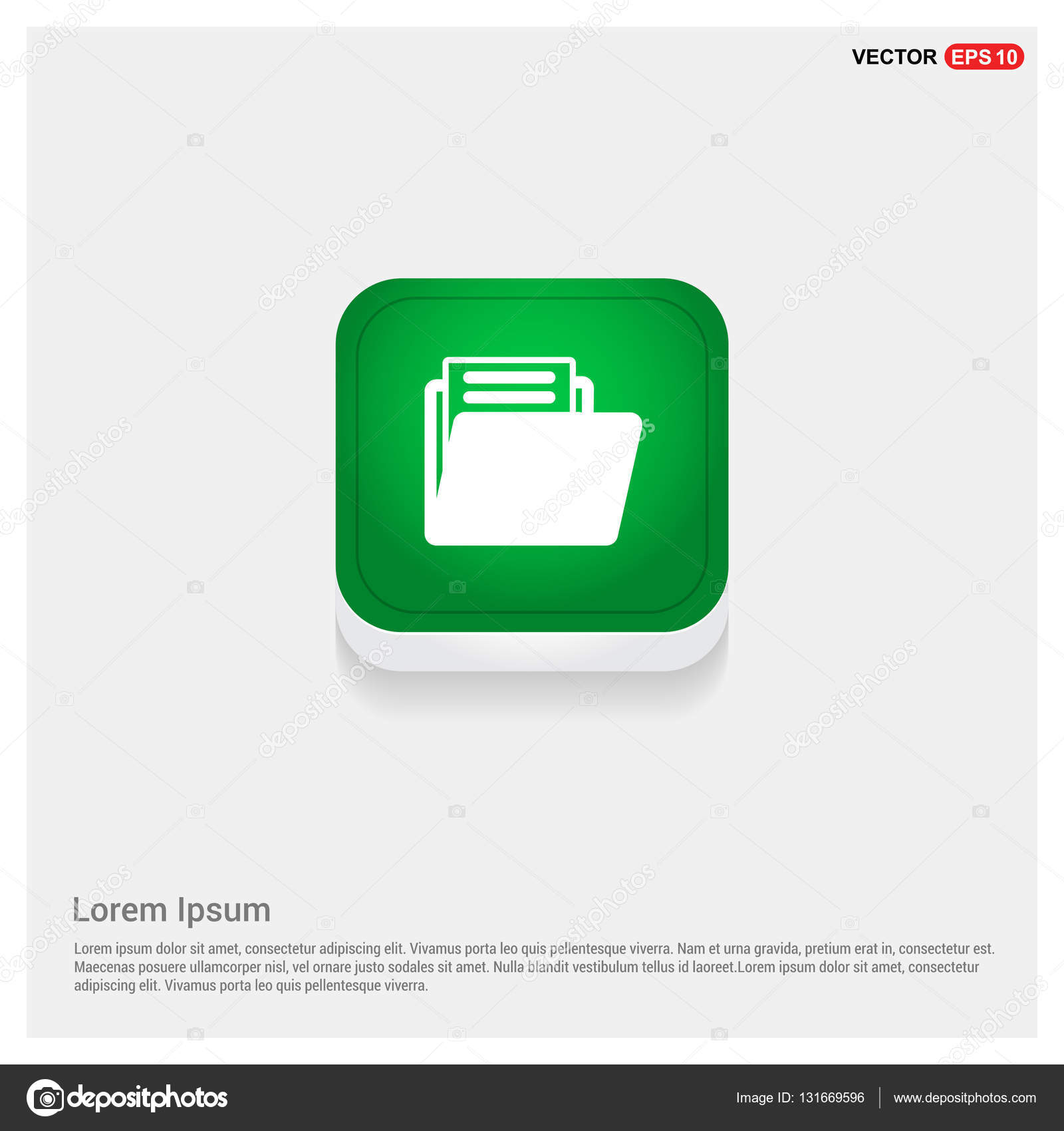 Ikona složky dat Stock Vektor od ©ibrandify 131669596