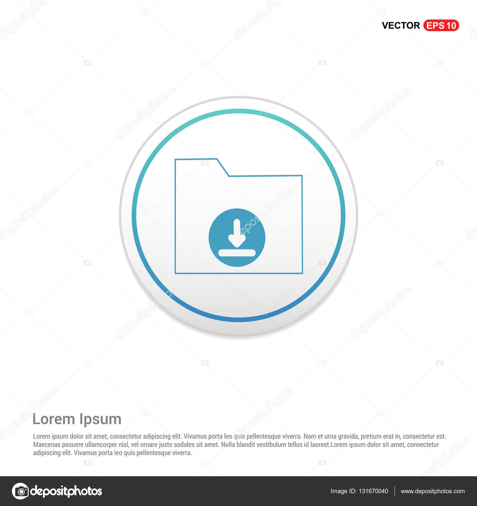 Ikon folder data Vektor Stok oleh ©ibrandify 131670040